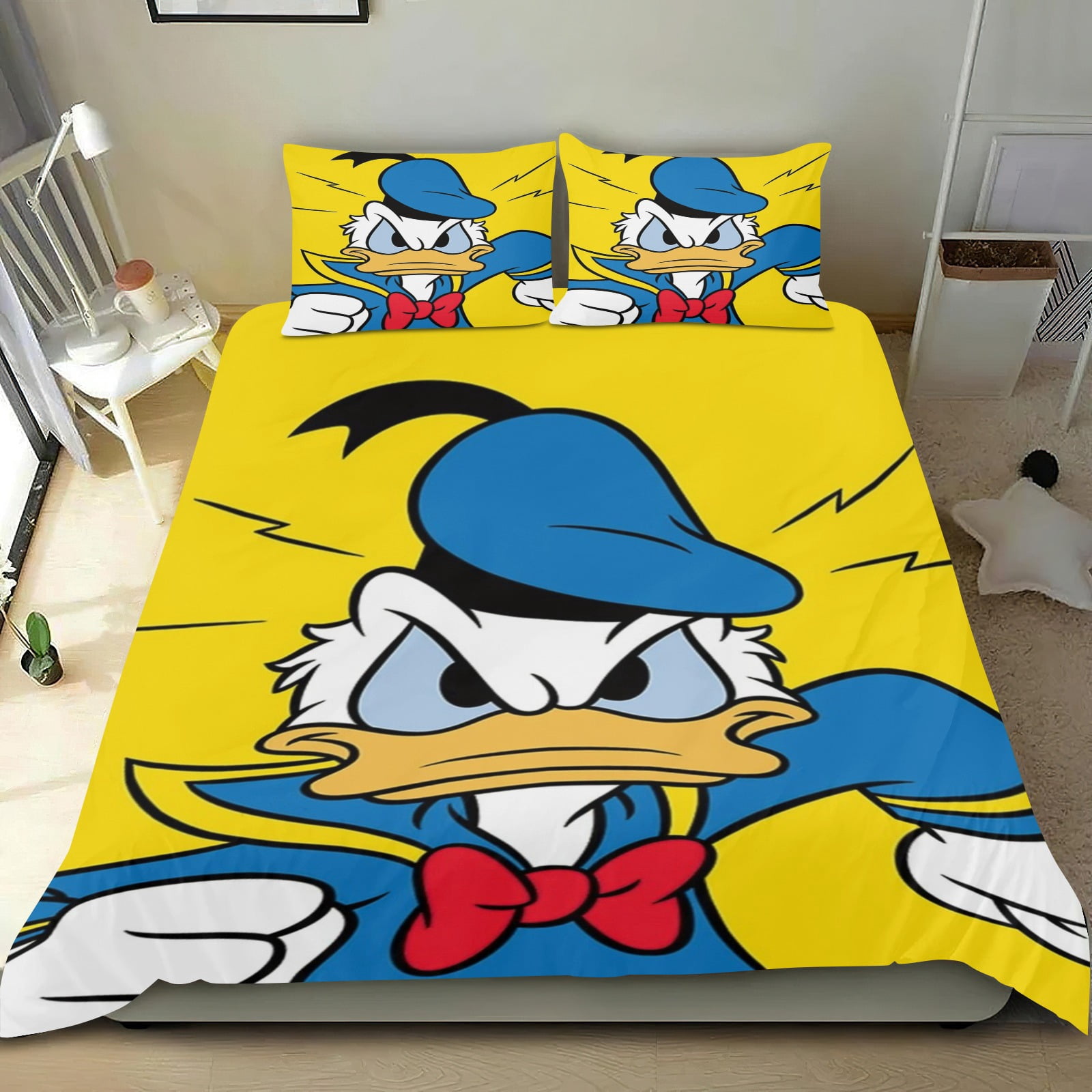 donald duck Themed Bed Sheet Set Three Piece Set 53x79 In ches ...