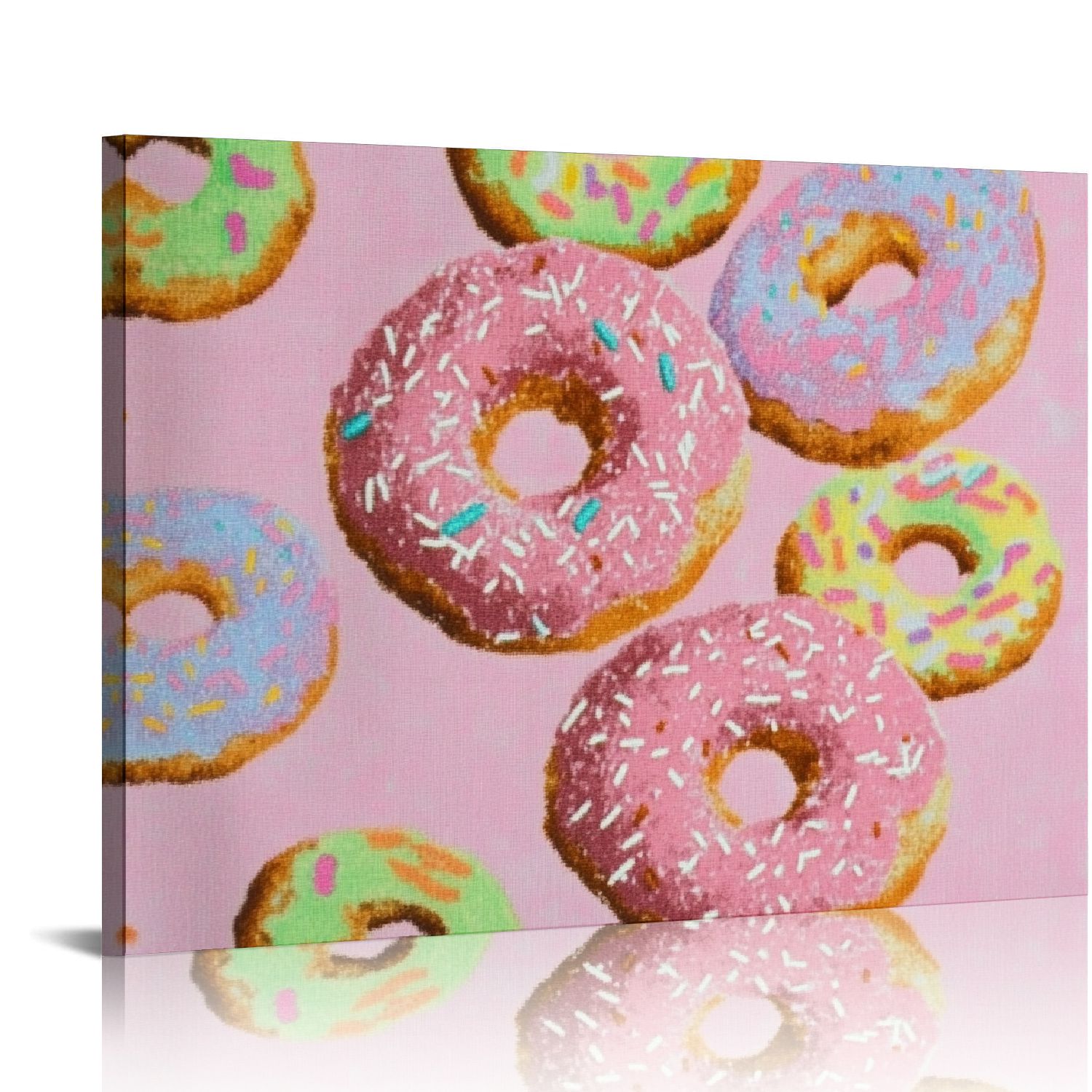 donuts Canvas Canvas Prints Wall Art Living Room Bedroom Home Office ...