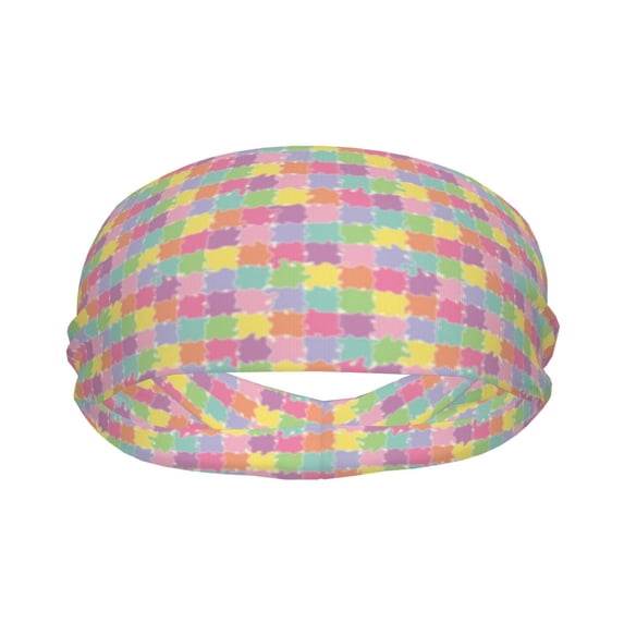 doodle colorful abstract pattern Sports Headbands for Men/Women Workout ...