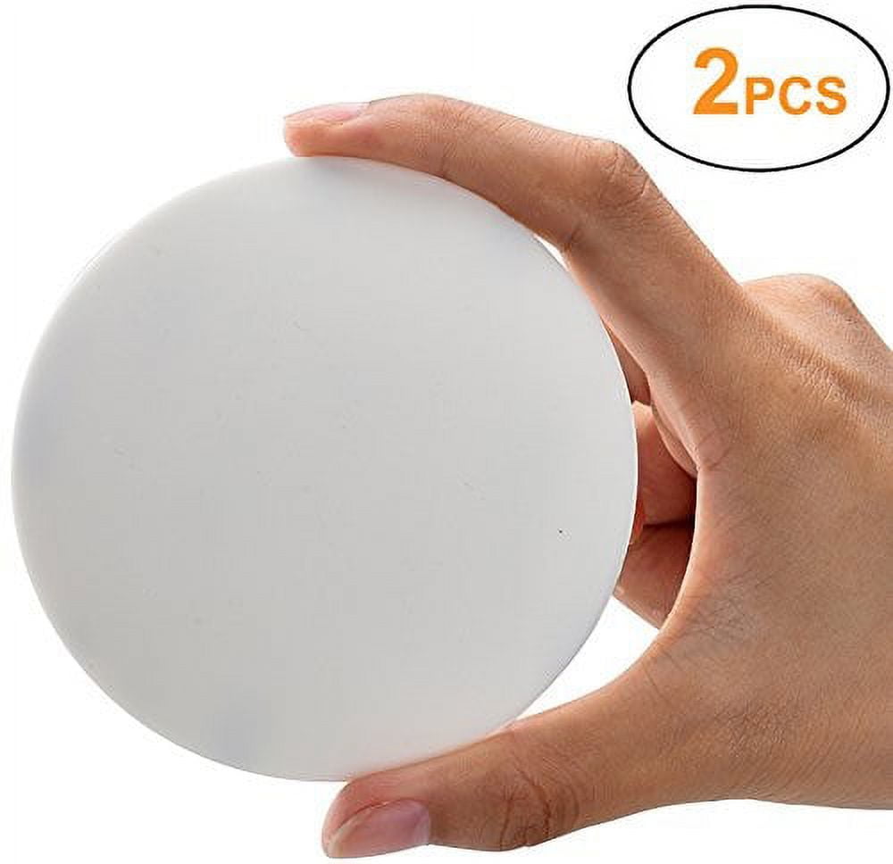 door knob wall shield , white round soft rubber wall protector self ...