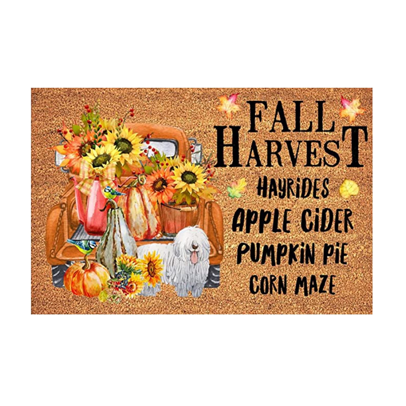 front porch door mat outdoor summer hello welcome outside garage floor ...