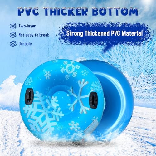 doorslay Snow Tube for Kids and Adults, 35/43 Inch Inflatable Snow ...