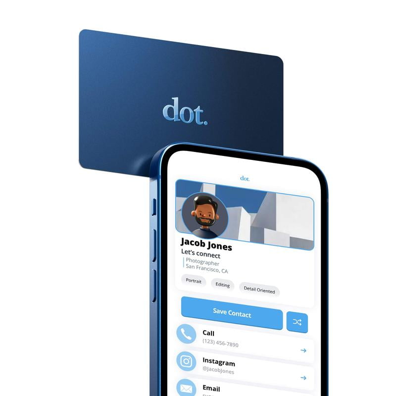 dot. Card - Digital Business Card - Tap to Share NFC - iPhone & Android ...