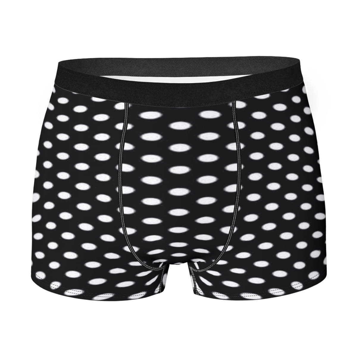 dot pattern black white Boxer Shorts For Man 3D Print Male Underwear ...