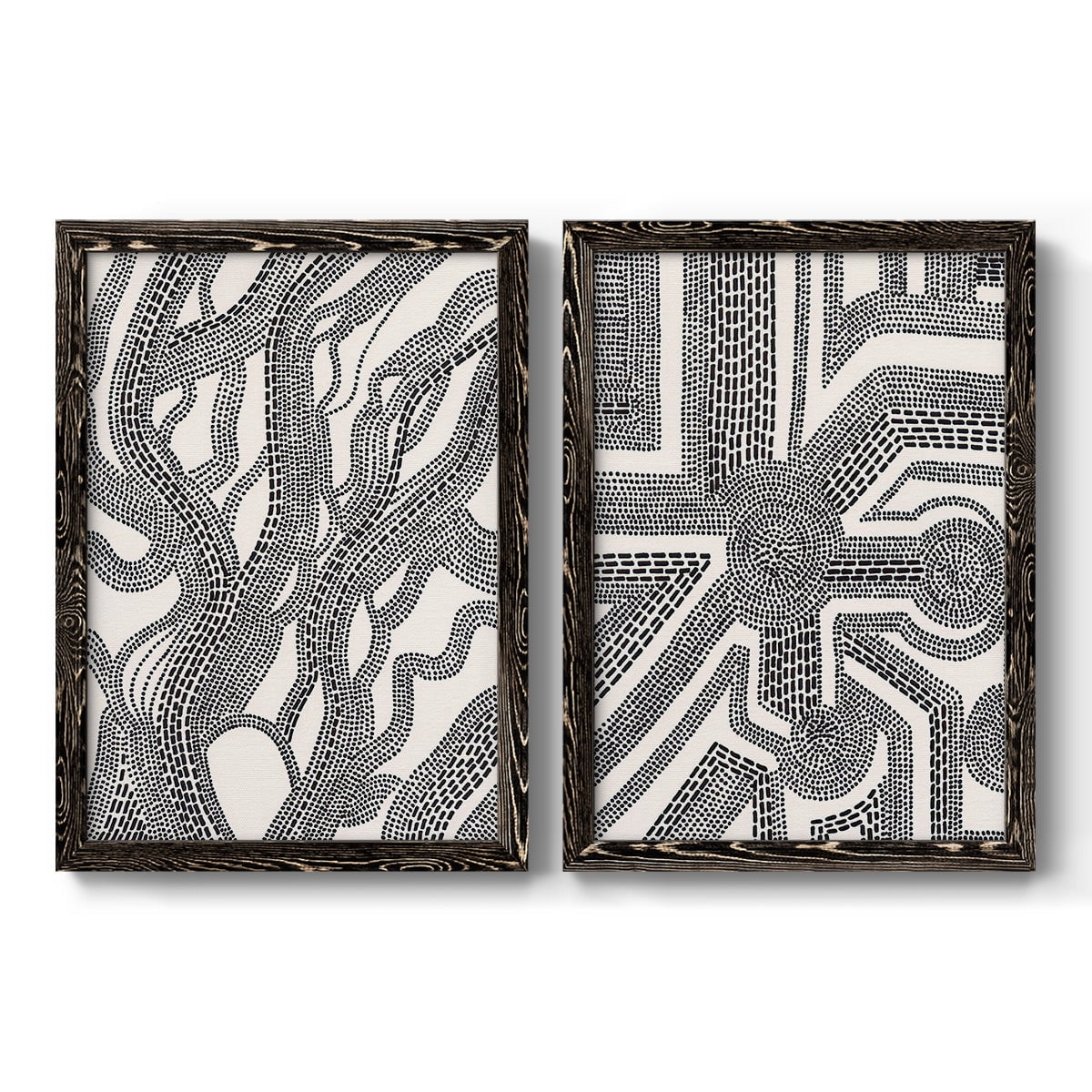 Dots and Dashes I - Premium Framed Canvas - Ready to Hang - Walmart.com