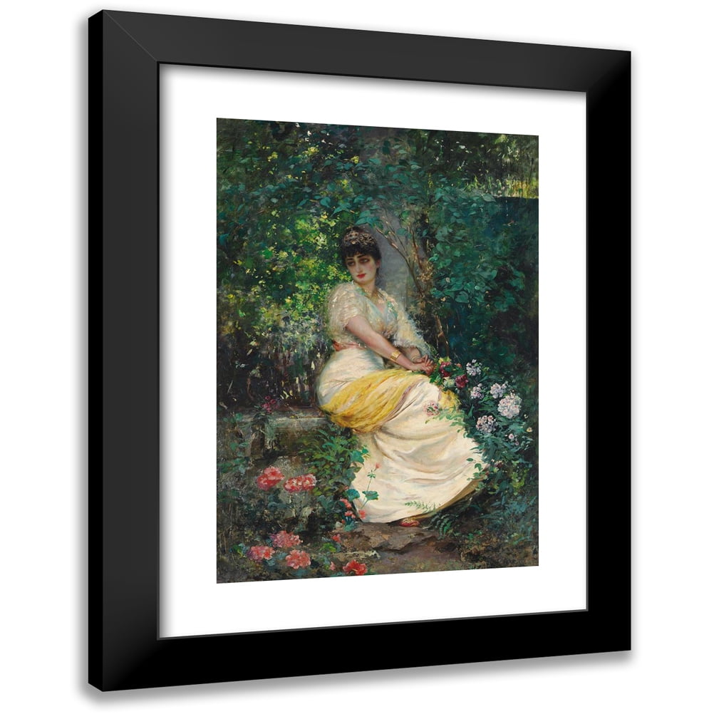 Édouard Frédéric Wilhelm Richter 11x14 Black Modern Framed Museum Art ...