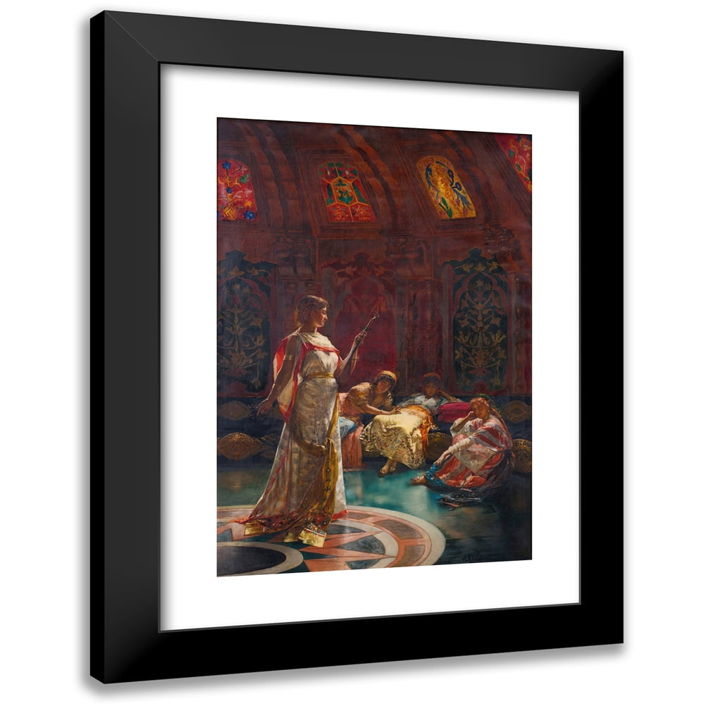 Édouard Frédéric Wilhelm Richter 17x24 Black Modern Framed Museum Art ...
