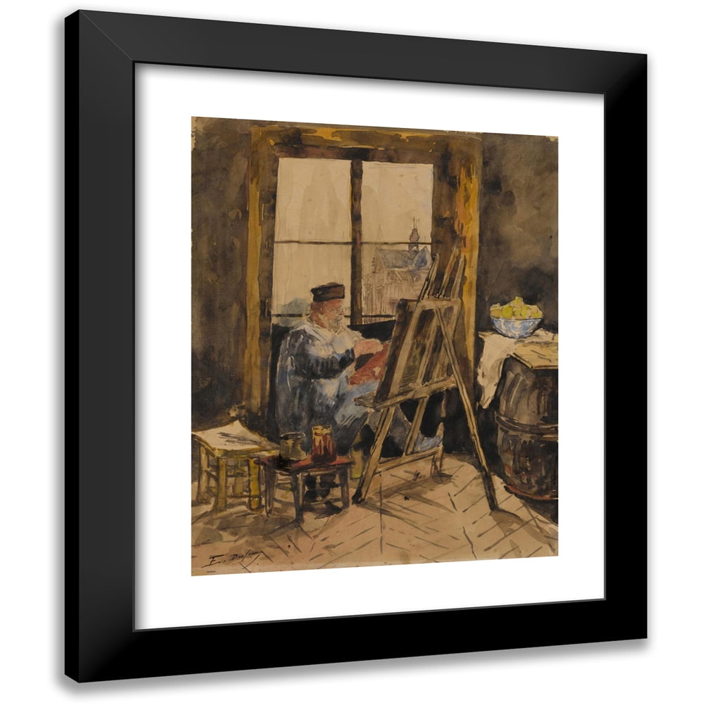 Édouard-Jacques Dufeu 12x14 Black Modern Framed Museum Art Print Titled ...