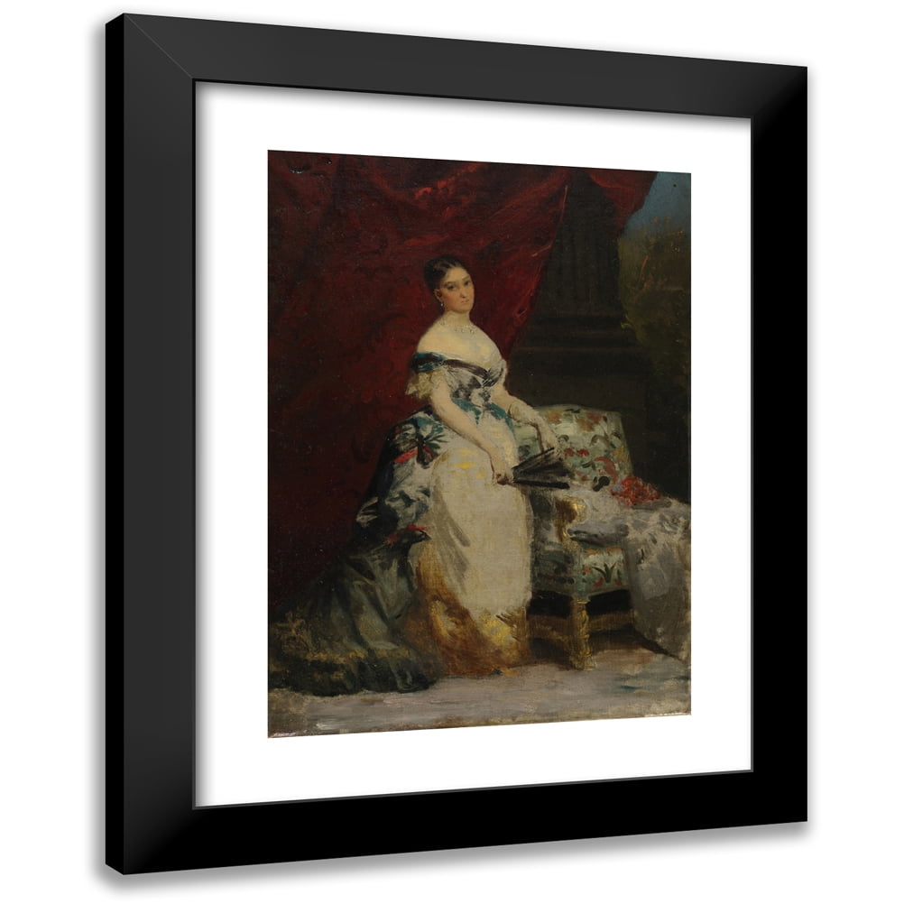 Édouard-Louis Dubufe 14x18 Black Modern Framed Museum Art Print Titled ...