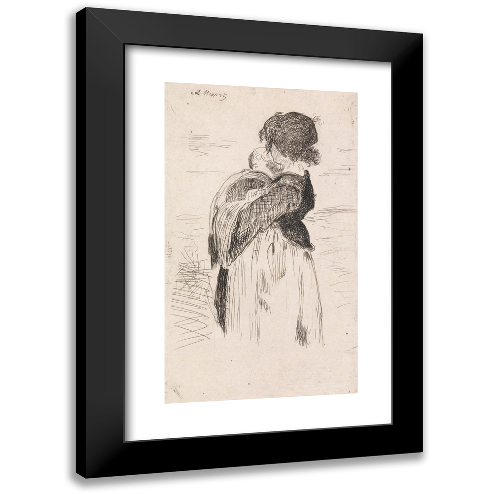 Édouard Manet 12x18 Black Modern Framed Museum Art Print Titled - The ...