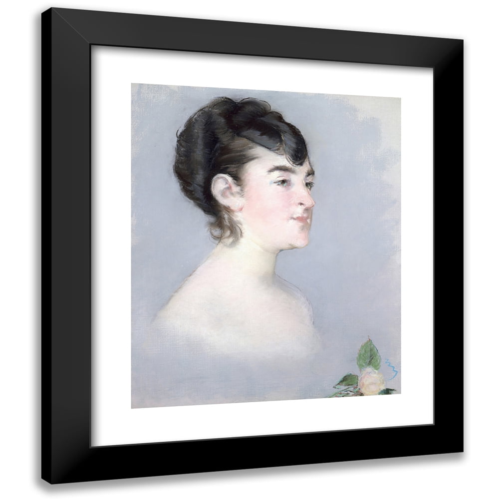 Édouard Manet 15x18 Black Modern Framed Museum Art Print Titled - Mademoiselle Isabelle ...