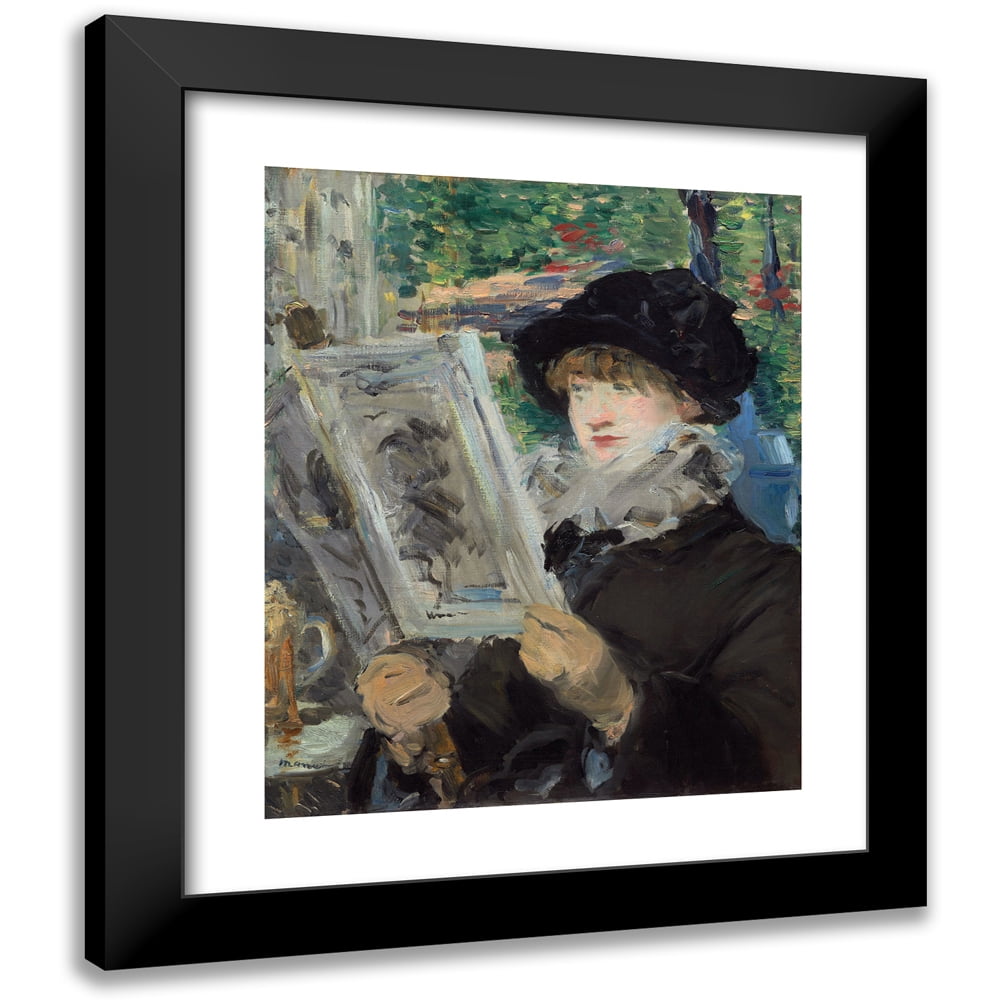 Édouard Manet 15x18 Black Modern Framed Museum Art Print Titled - Woman ...