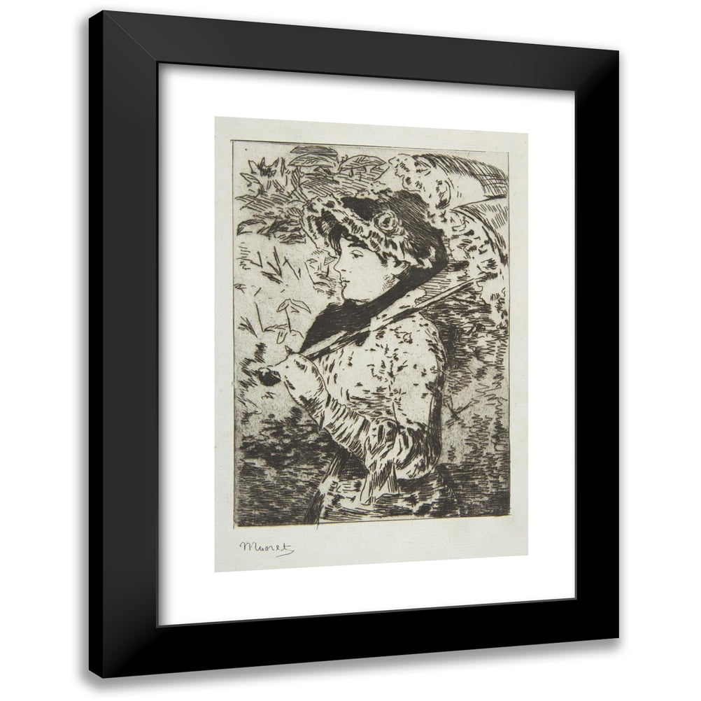 Édouard Manet 17x24 Black Modern Framed Museum Art Print Titled ...