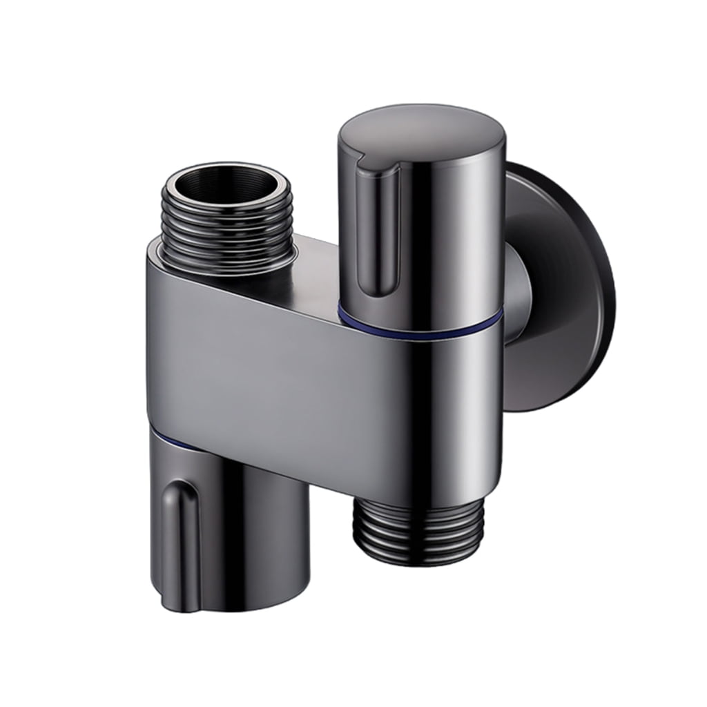 double Control Toilet Sprays Angles Valves with One Inlet Two Outlets ...