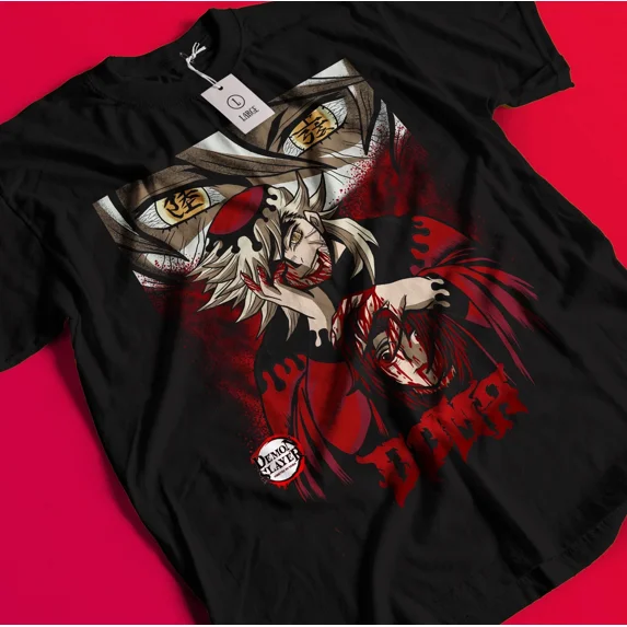 douma upper moon demon slayer t shirt, anime movie kimet.su no yaiba ...