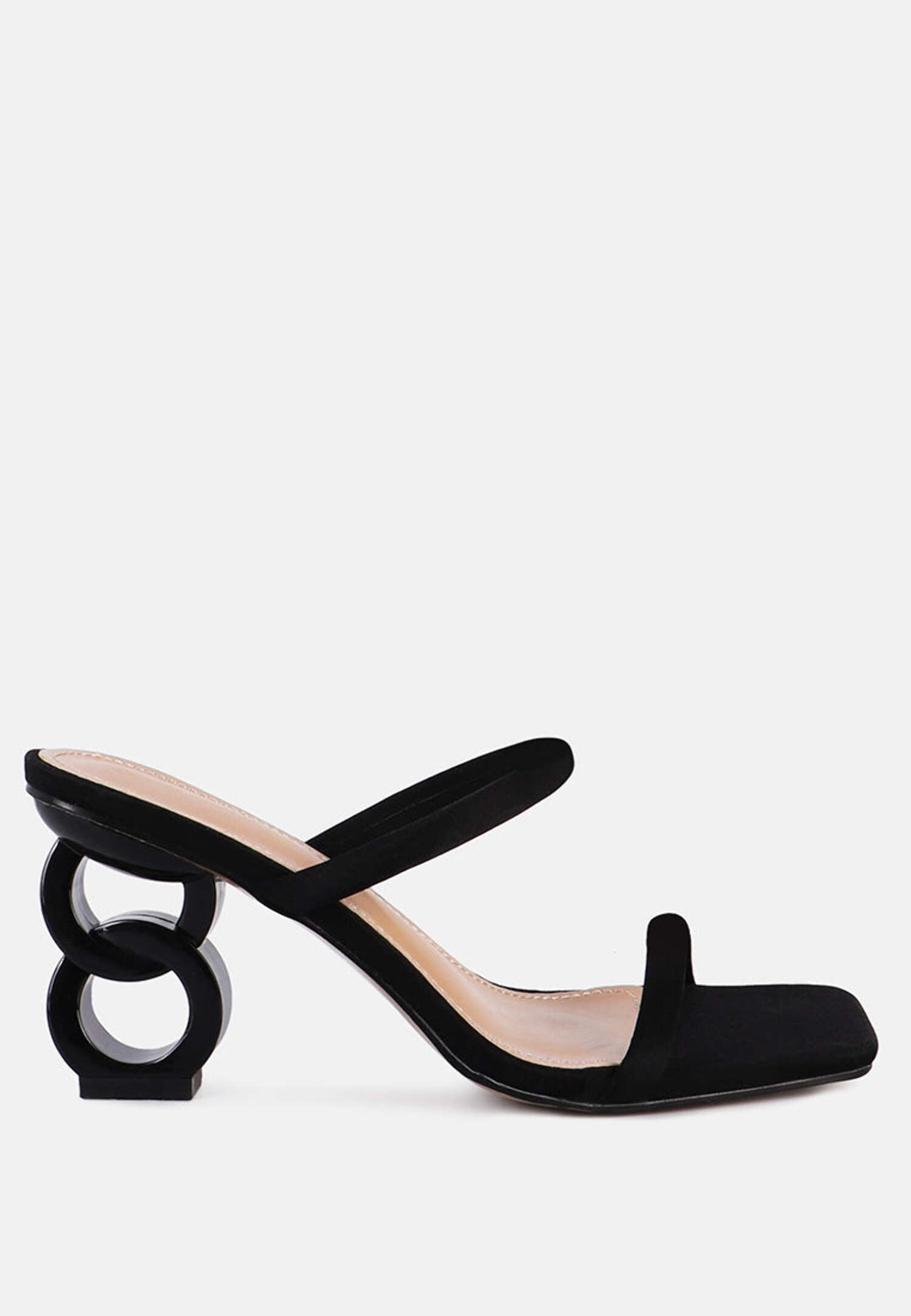 Downtown Double Strap Fantasy Heel Sandals - Walmart.com