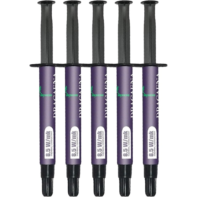 dracaena.io 5 pack of 4g Carbon-Based Thermal Paste, High-performance ...