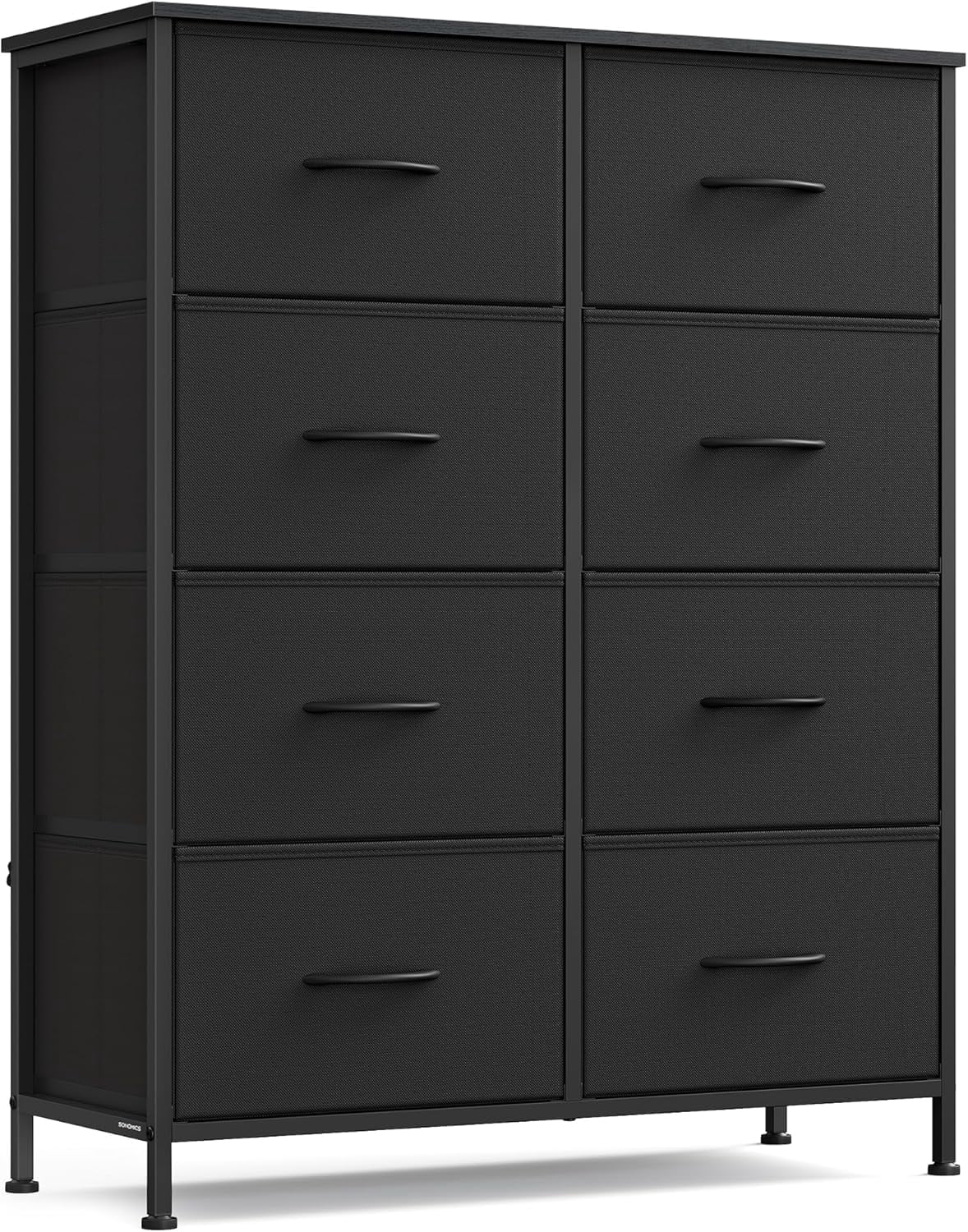 **dresser for bedroom, chest of drawers, steel, mdf, 8 non-woven fabric ...