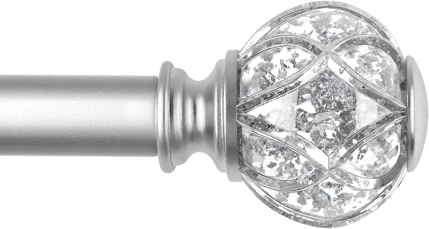 drgtyhu 1 Inch Curtain Rods 32 to 58 Inches (2.6-4.8 Feet) Telescoping ...