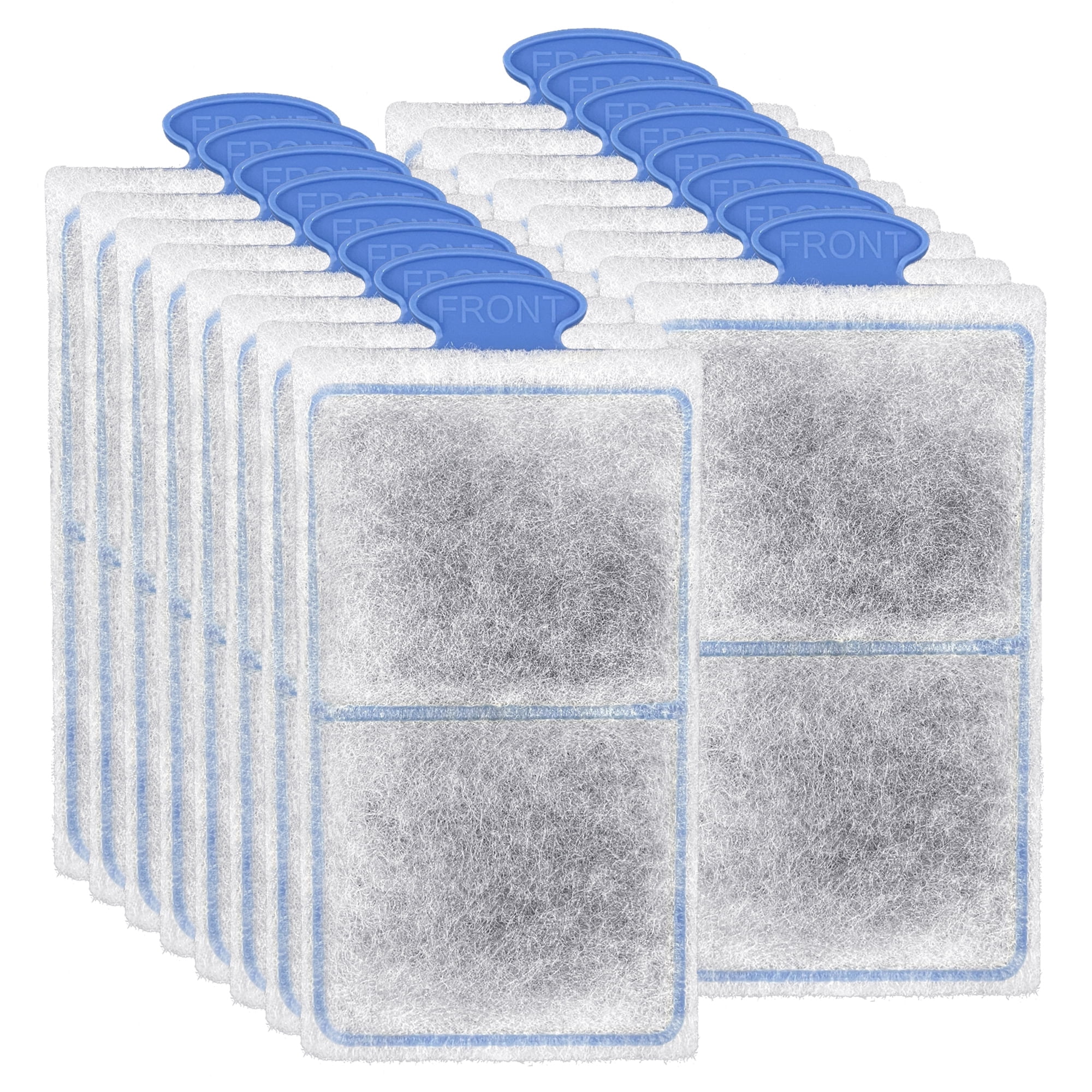 driamor 16 Pack Filter Cartridges for Top Fin PF-S, Small Fish Tank ...