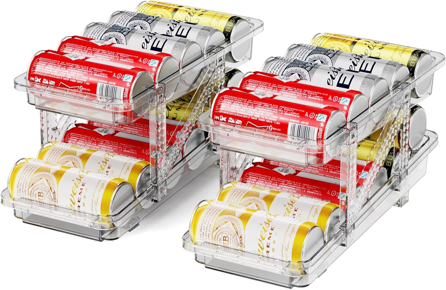 drink organizer for fridge soda holder for refrigerator can dispenser ...