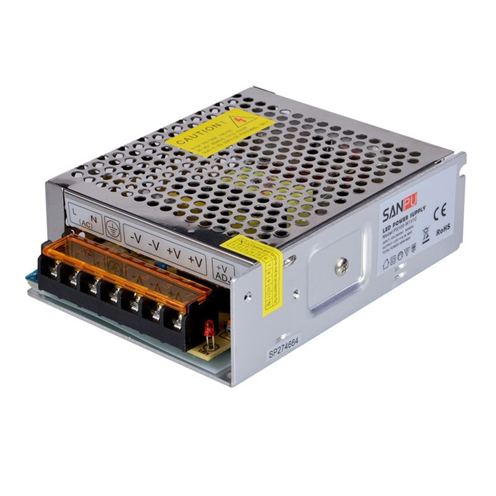 drive 100W Switching Power Supply Unit 12VDC 8A 110V 220V AC to 12V DC ...