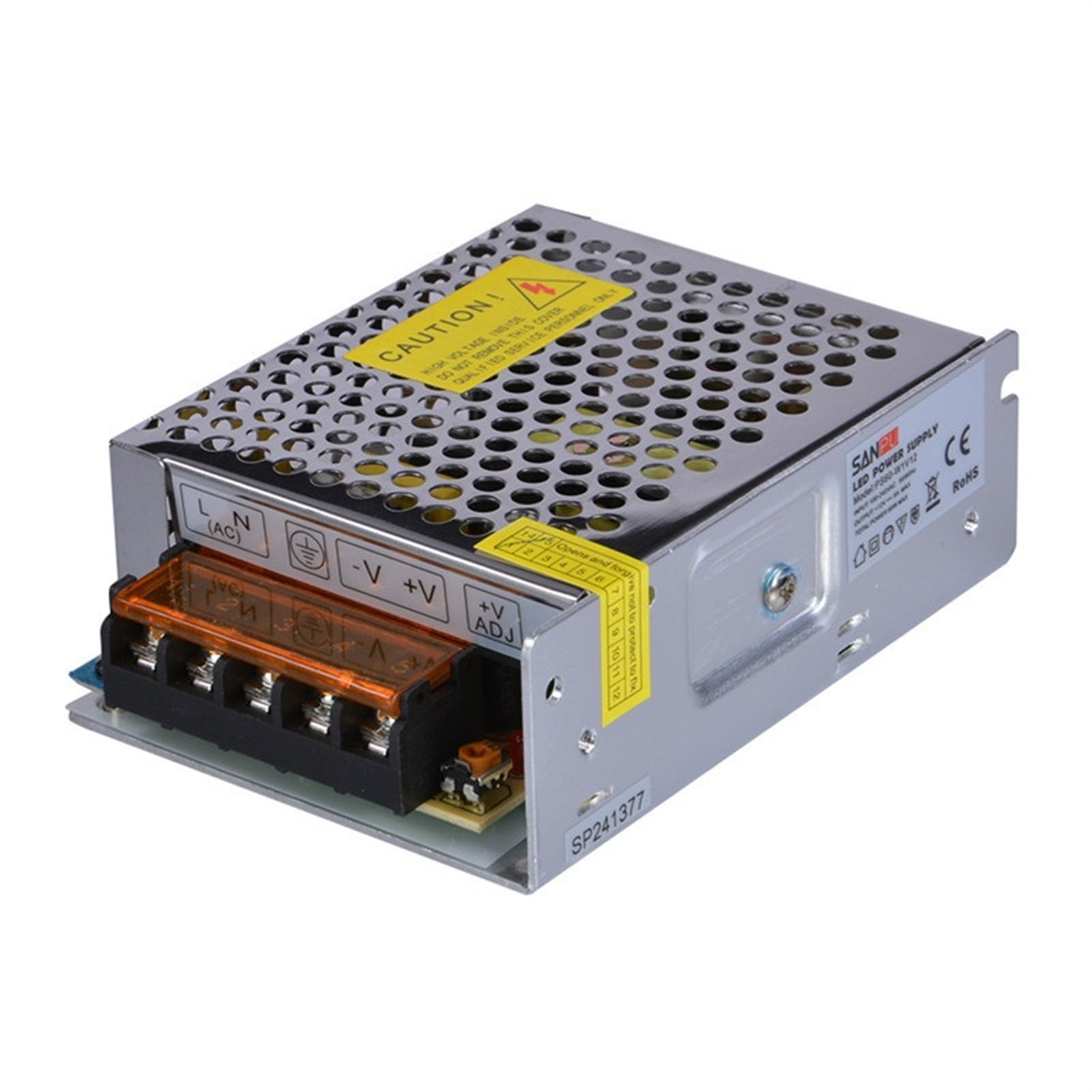 drive 12V DC 60W Switching Power Supply 5A Constant Voltage Single Output AC-DC Transformer ...