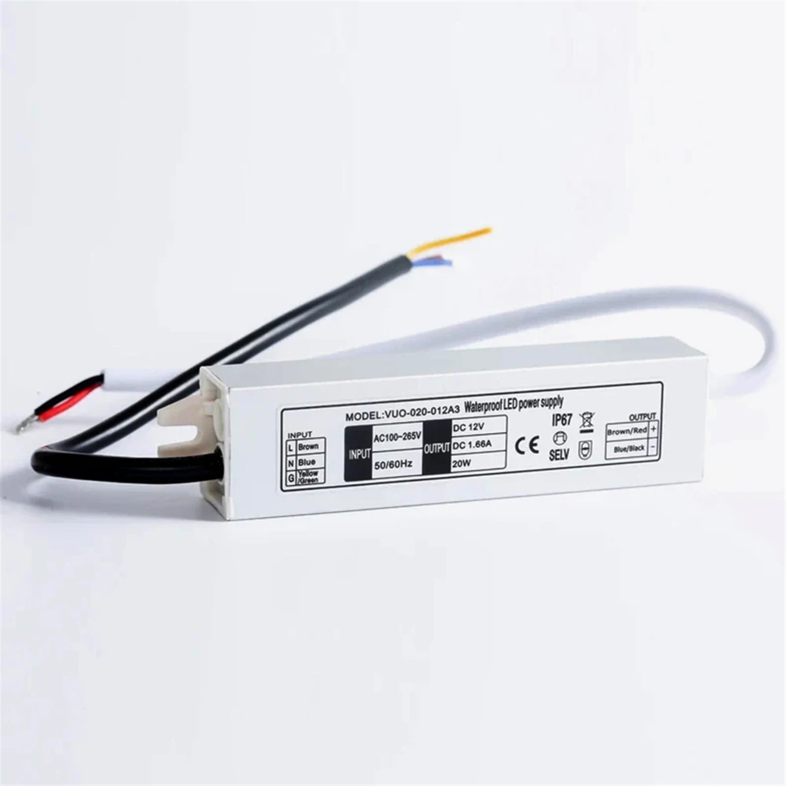 drive 12W 20W 36W 60W Transformator DC12V 24V AC100V-265V Led Driver ...