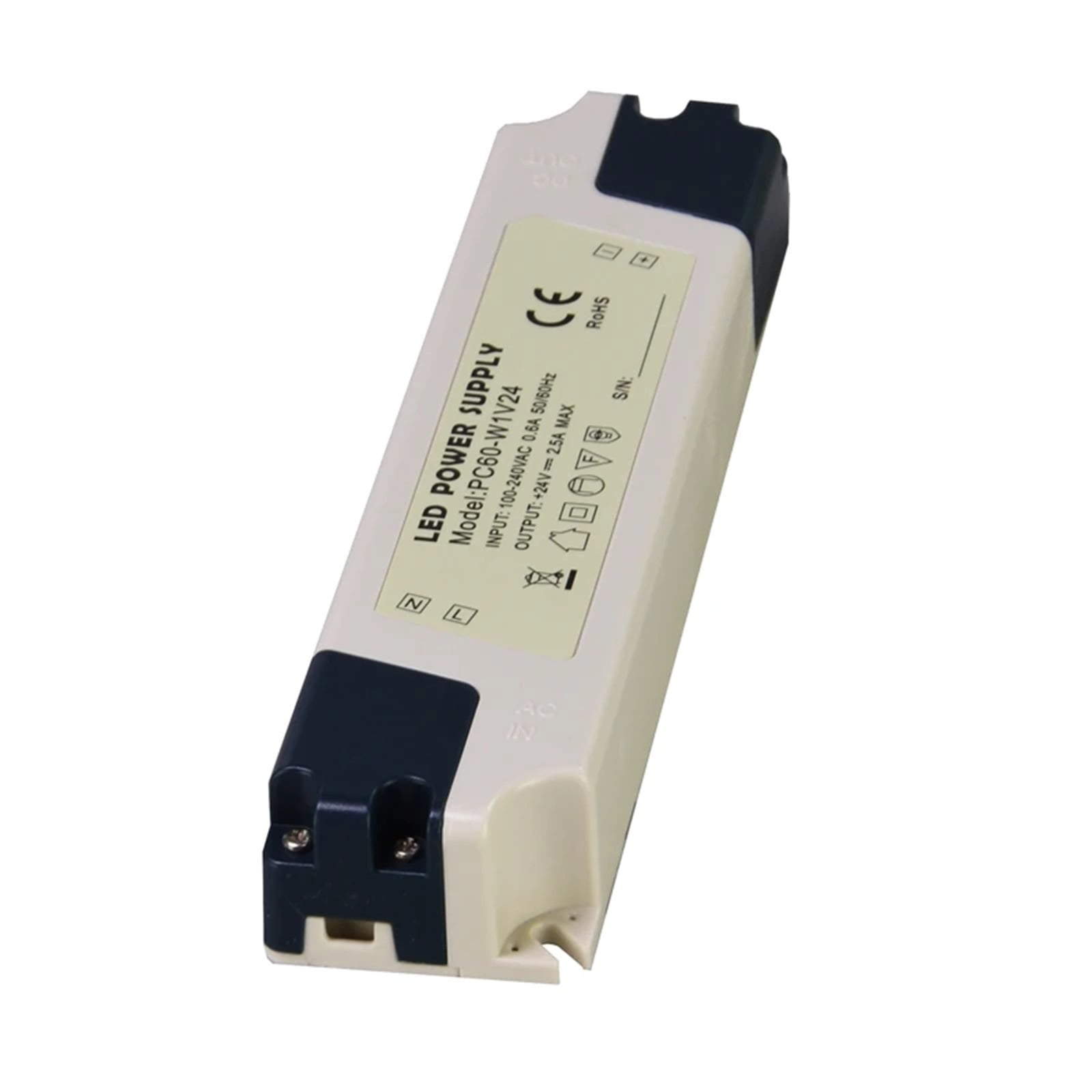 drive 24 V LED Power Supplies 60W Switching Drivers 110V 220V AC/DC ...