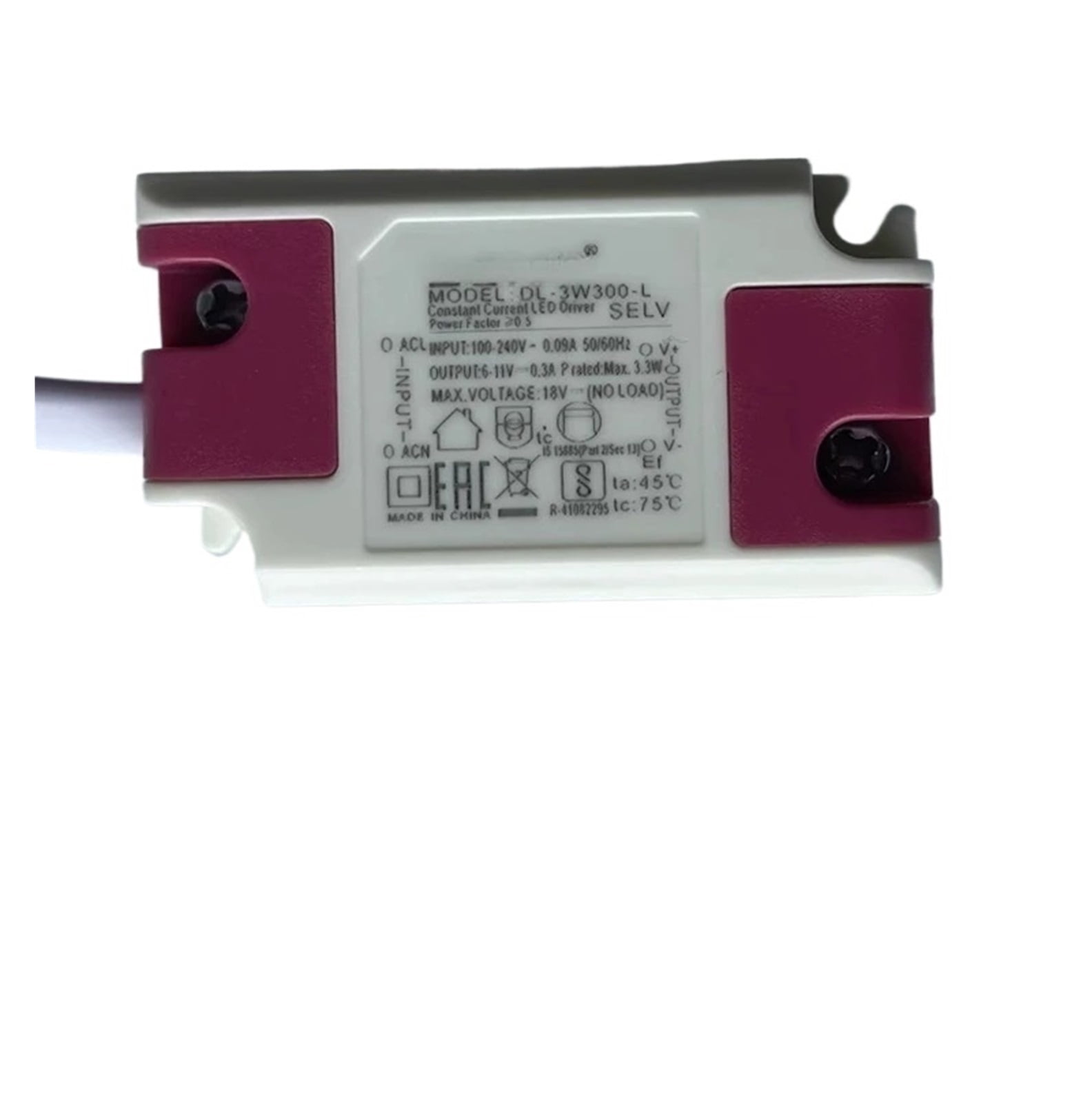 drive DL-3W300-L power driver 3W 6-11V 300MA ballast tube/spotlight ...