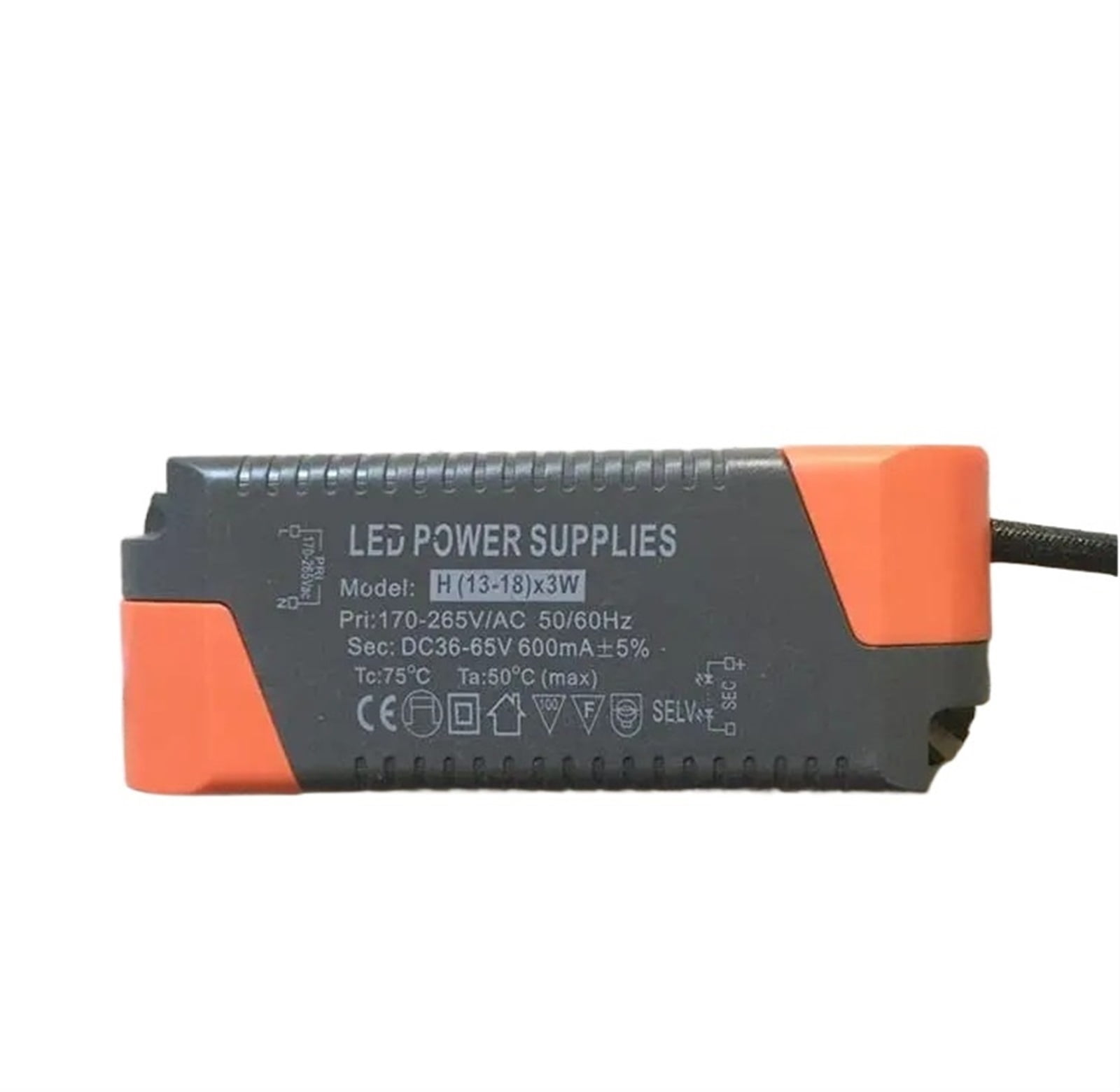drive LED driver AC 120- 265V 600mA (13 - 18)*3W power transformer ...