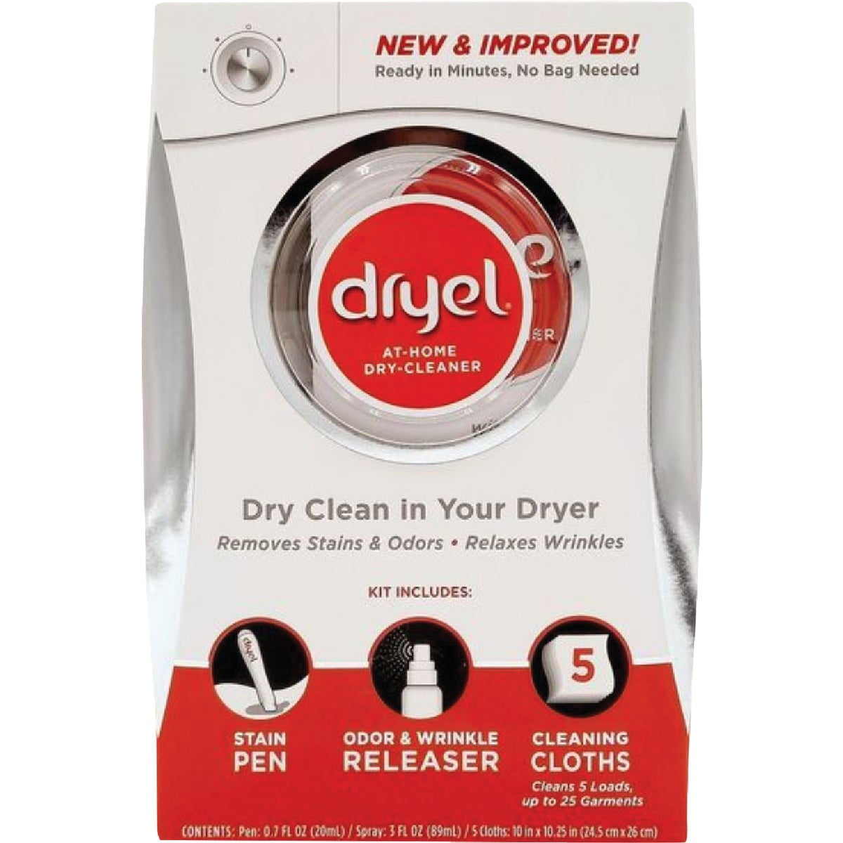 Dryel Starter Kit, At-Home Dry Cleaning for Special Fabrics, Patented ...