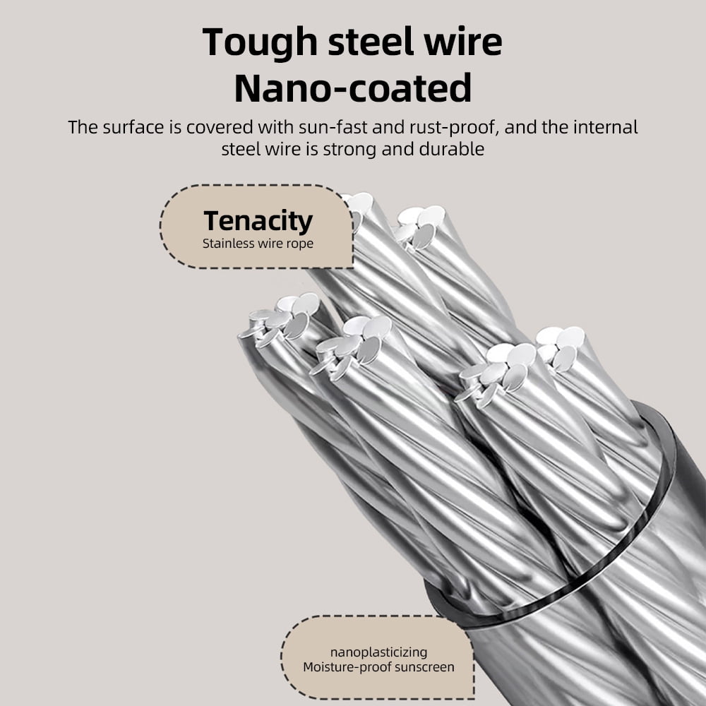 drying line,Clothes Line Heavy Duty Laundry Line Wall Mount Clothes ...