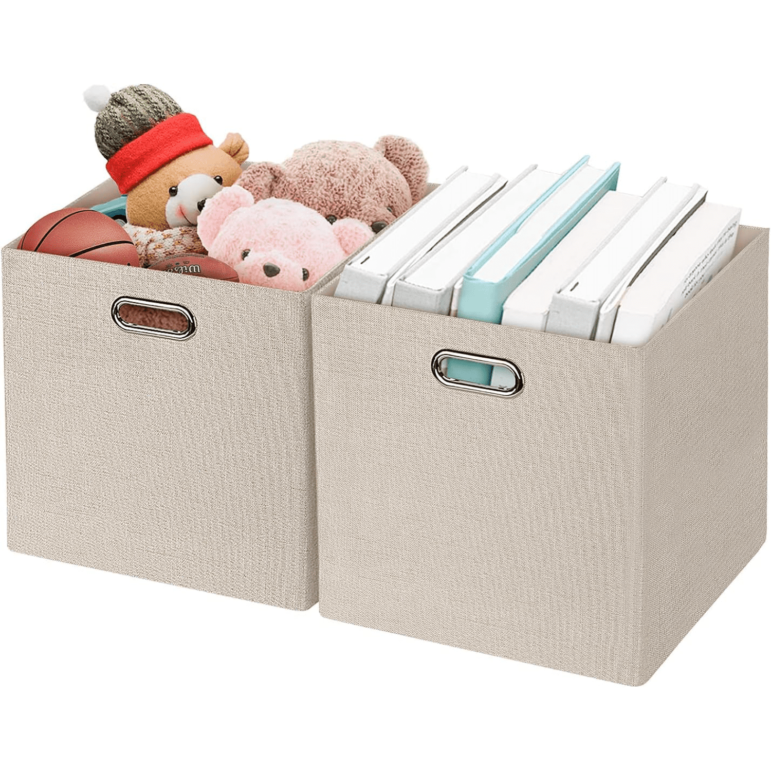 dsigs Storage Cube Basket Bins 13×13 Foldable Storage Boxes for Closet ...