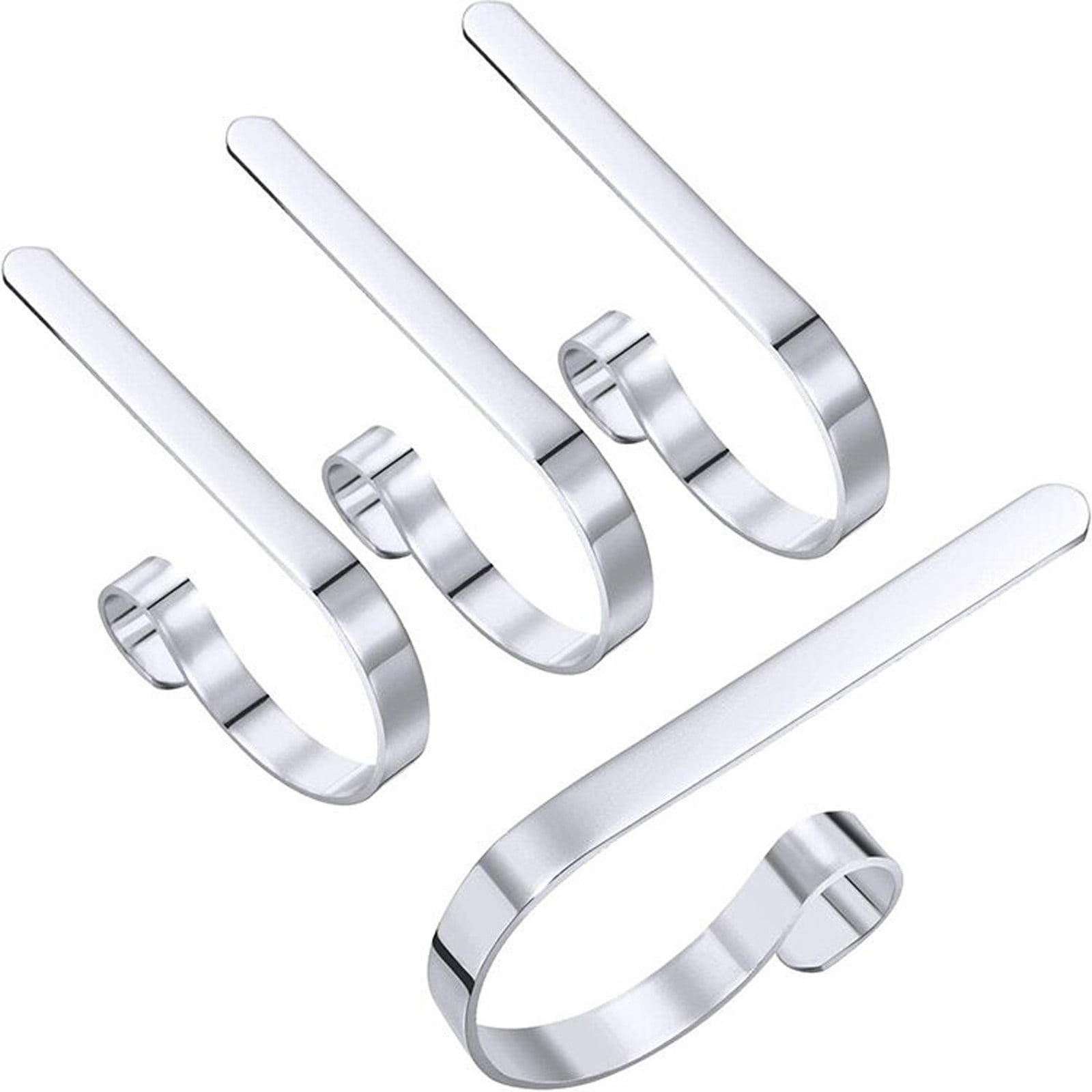 dtydtpe hooks for hanging 4pcs metal christmas stocking holder hooks ...