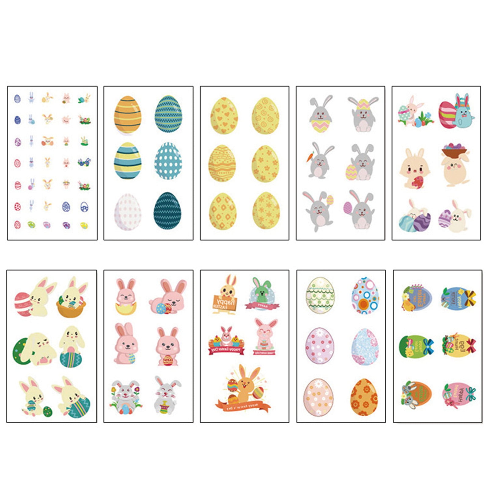dtydtpe room decor home decor stickers easter child sticker waterproof ...