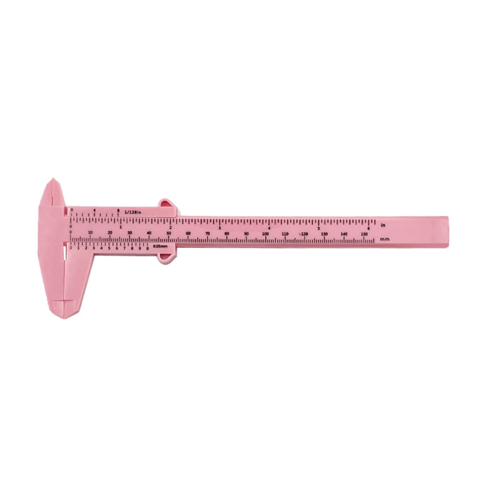 duals Scale 150mm Plastics Vernier Caliper - Inch & MM Markings for ...