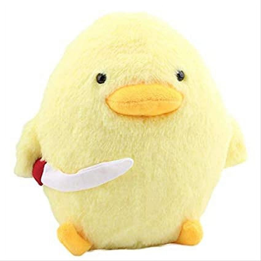 duck with knife plush Little yellow chicken doll 23cm - Walmart.com