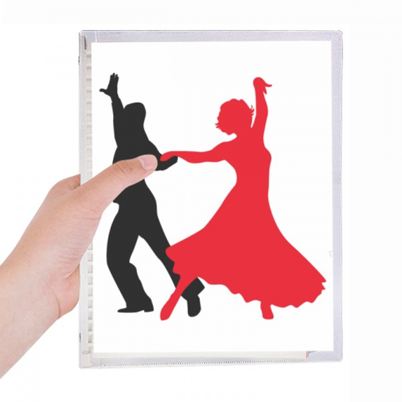 duet dance social dancing dancer notebook loose diary refillable ...