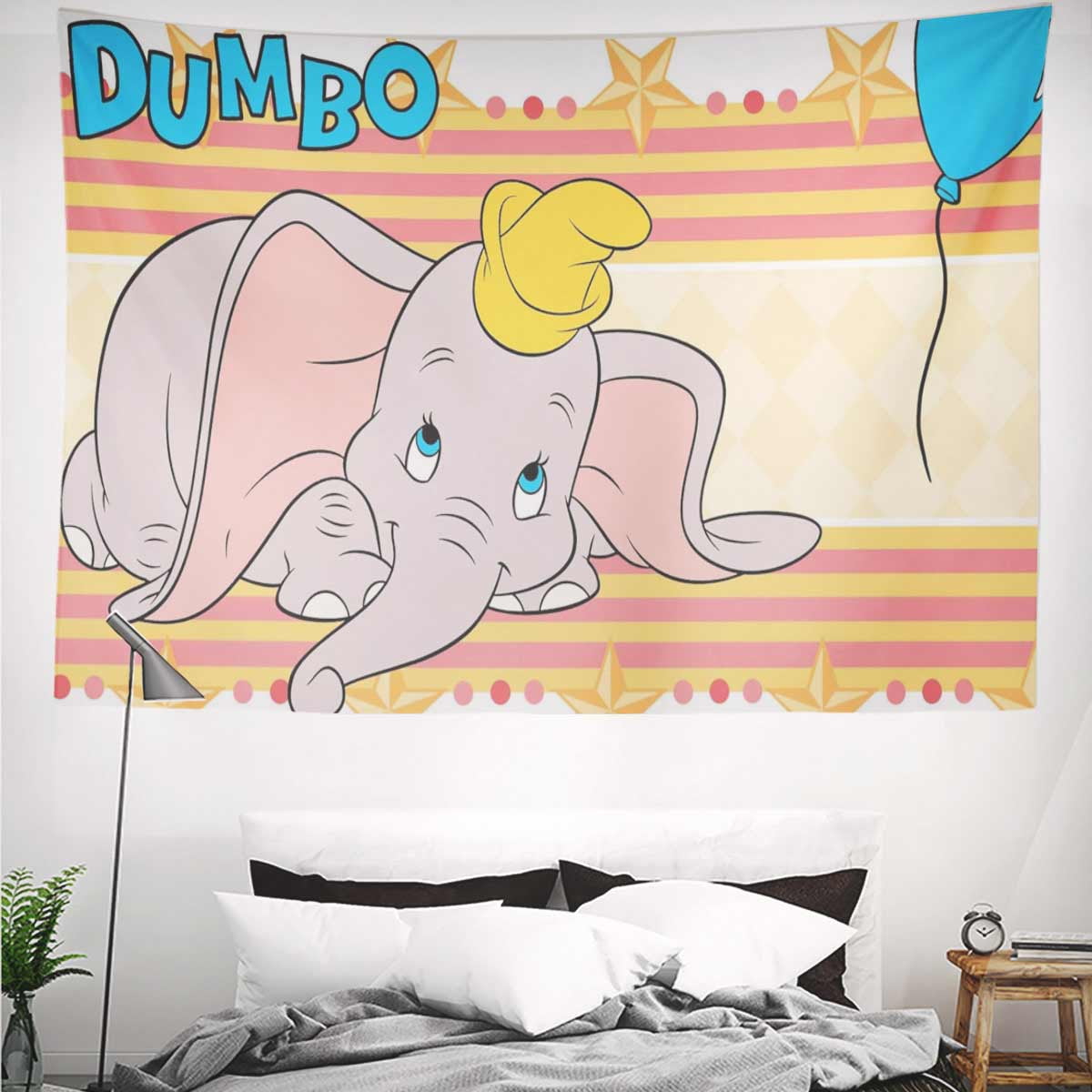 dumbo Tapestry Gift Wall Hanging Backdrop for Room Bedroom Girls Fans ...