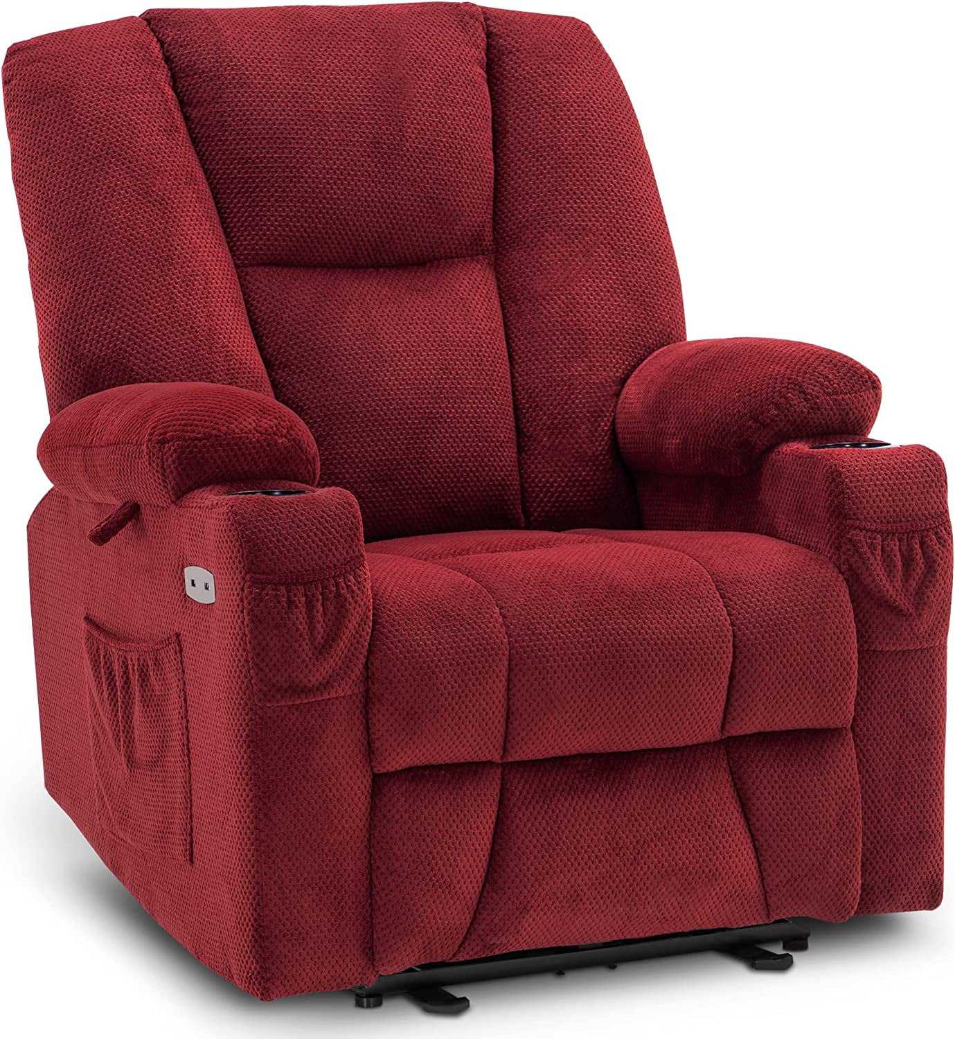 durable Fabric Power Loveseat Recliner Electric Reclining Loveseat Sofa ...