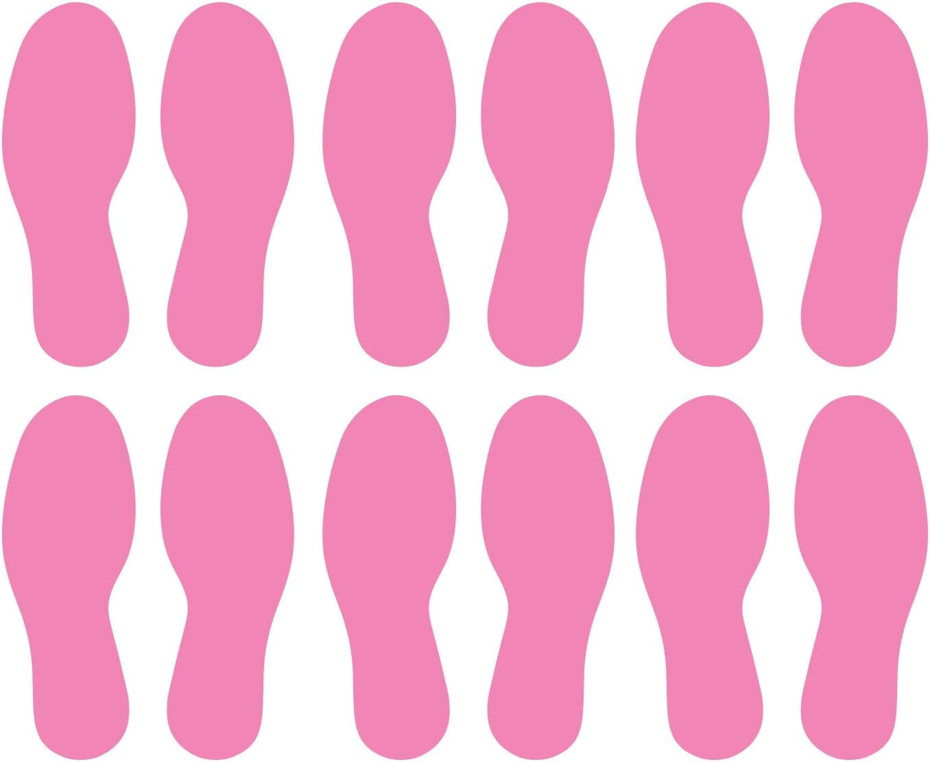 Durable Gloss Finish 9 Inch Medium Size Footprint Decal Vinyl Stickers ...