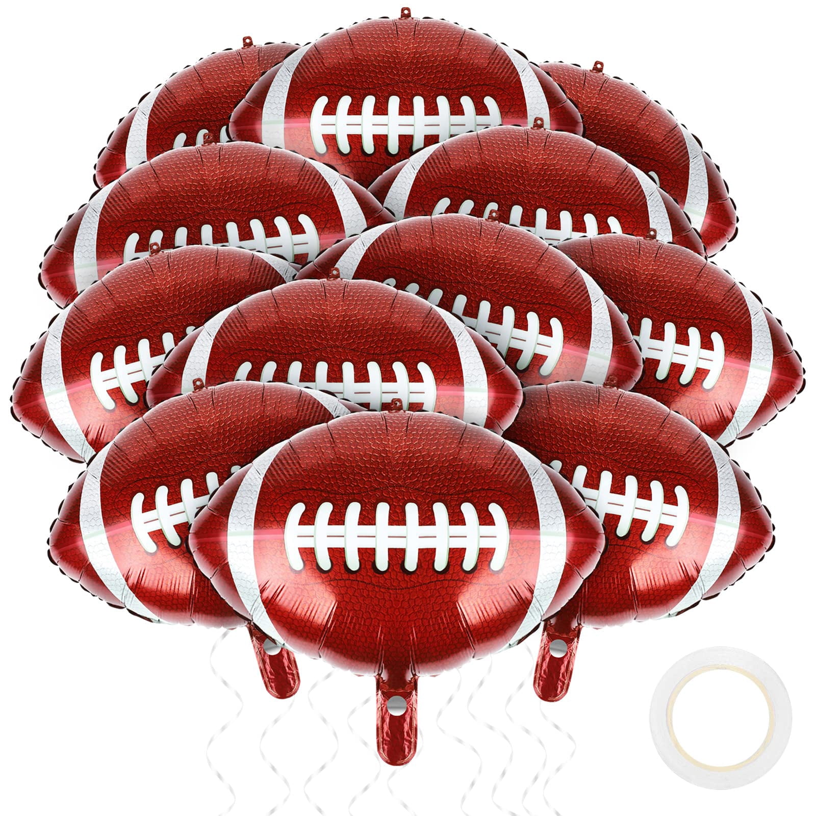 durony 12 Pieces 18 inches Football KKS1 Balloons Football Themed Party ...
