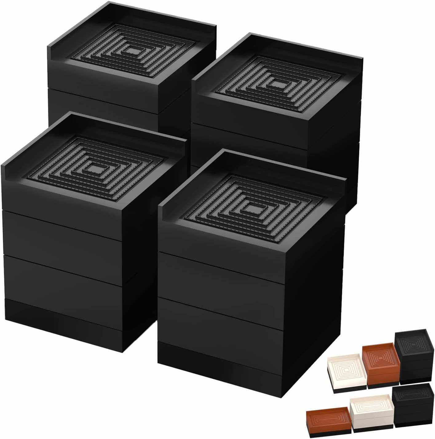 dvbiyno Furniture Risers Bed/Sofa/Desk/Table/Chair Leg/Fridge Lifts to ...