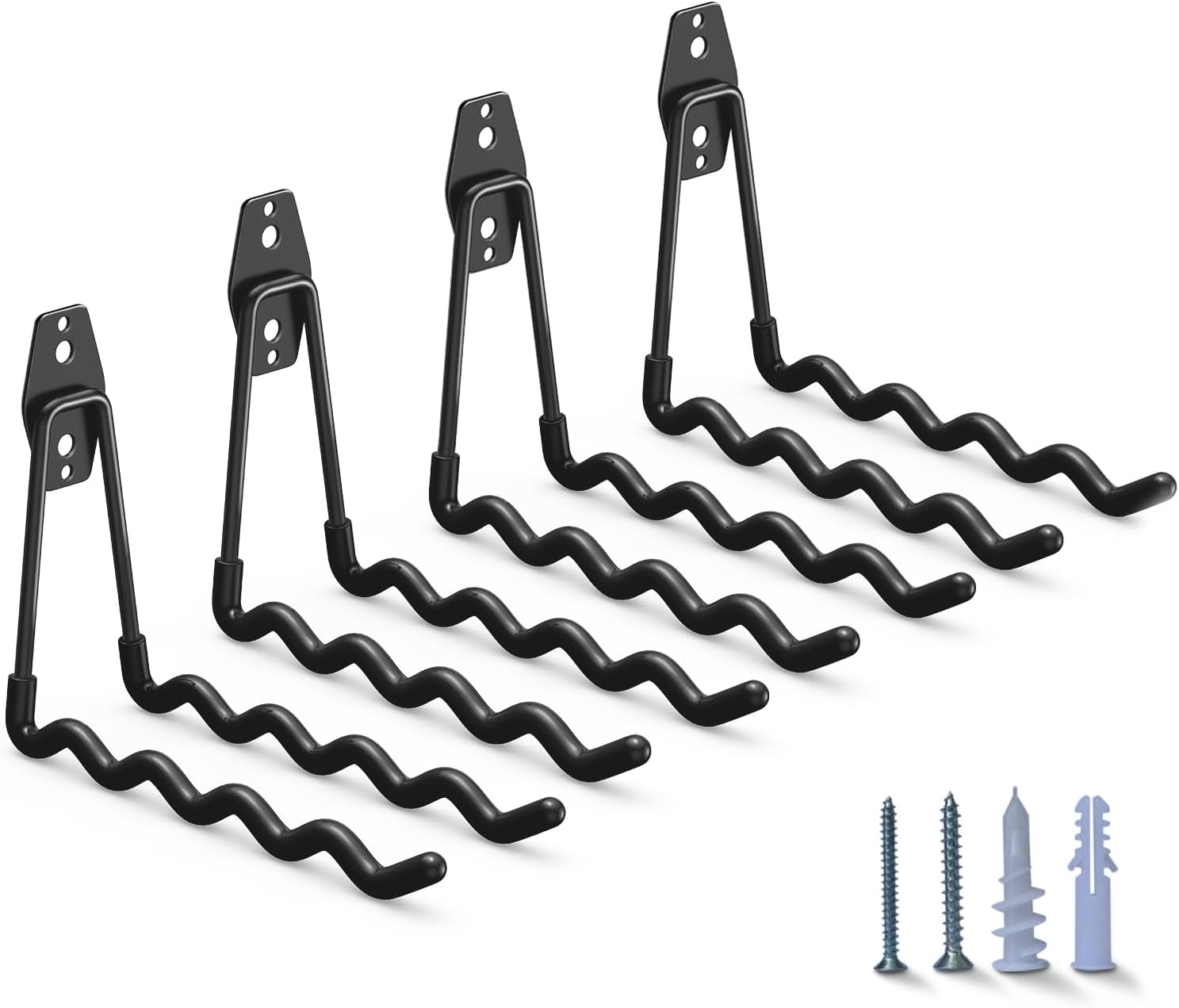 dvbiyno Heavy Duty Garage Hooks 8 Pack 7.7 inch U Shaped Long Hanger ...