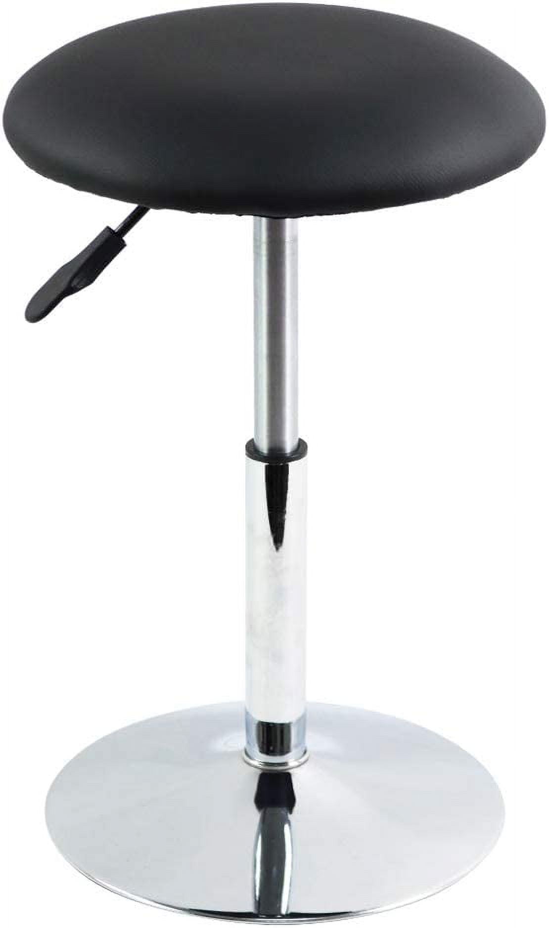 dvbiyno Round Vanity Stool - Height Adjustable Swivel Office Chair ...