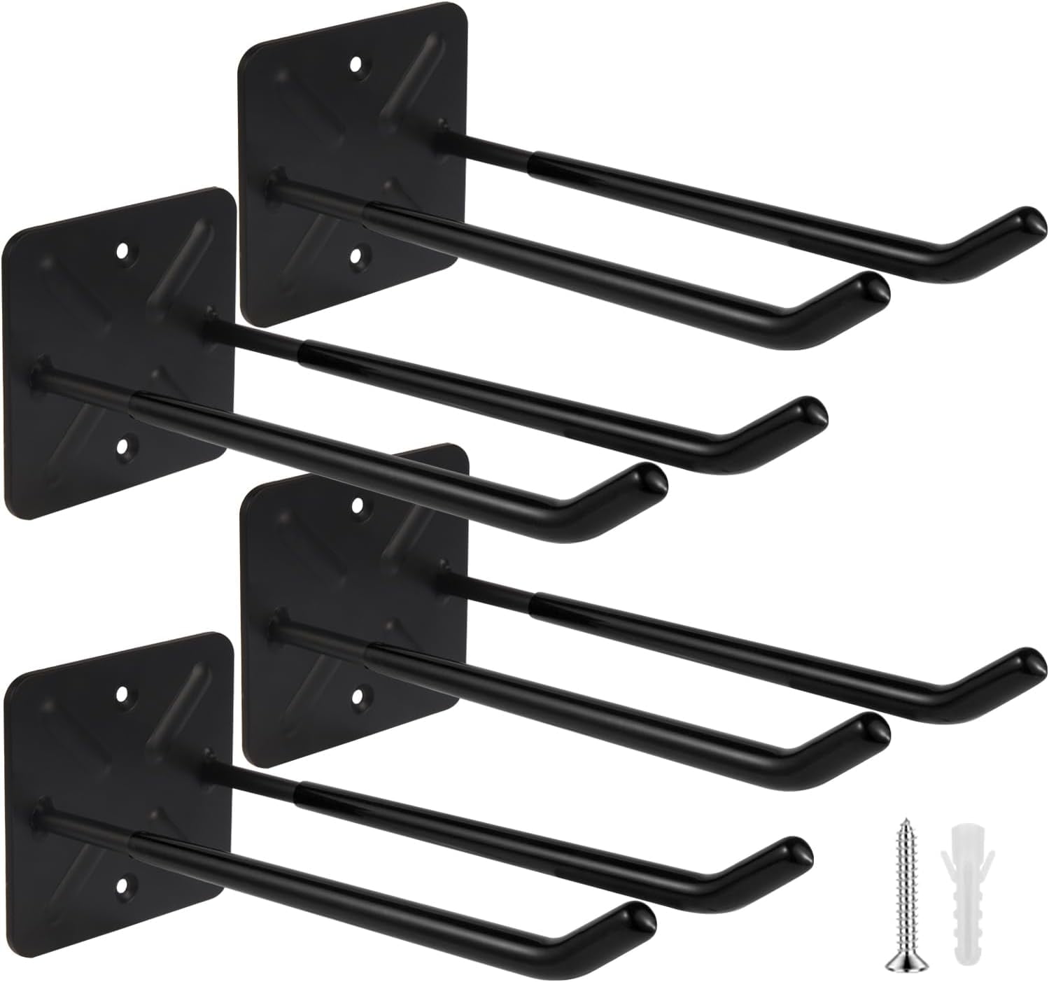 dvbiyno Steel Garage Storage Hooks Wall Tool Organizer 14 Inch Garage ...