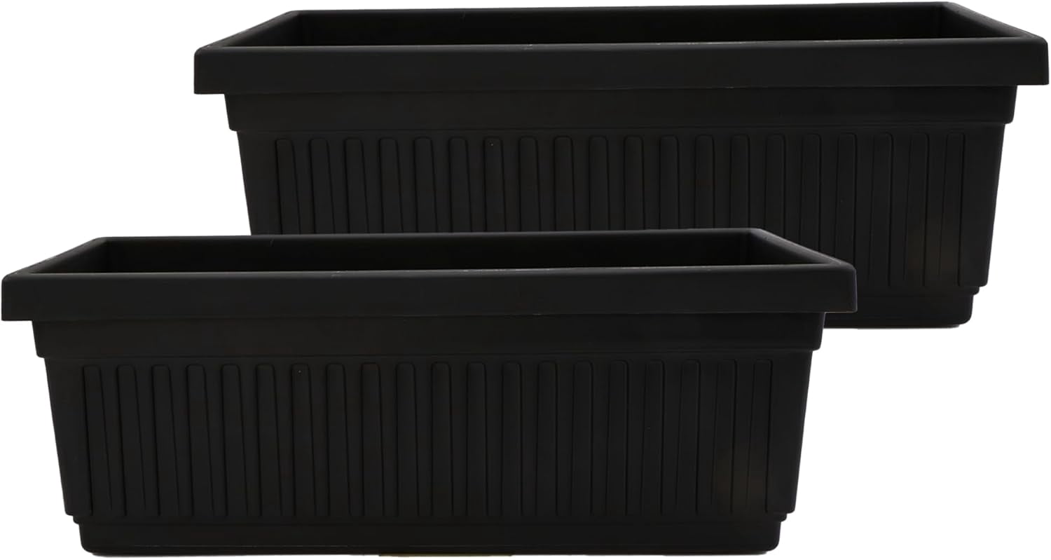 dvbiyno Venetian Window Planter w/Drain Plug - Long Planter for ...