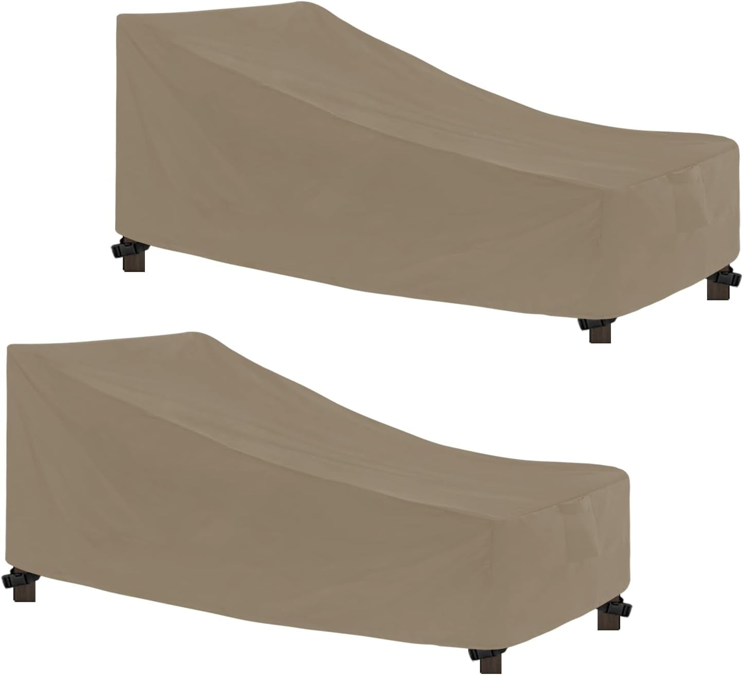 dvbiyno Waterproof Lounge Chair Cover UV Resistant Outdoor Chaise ...