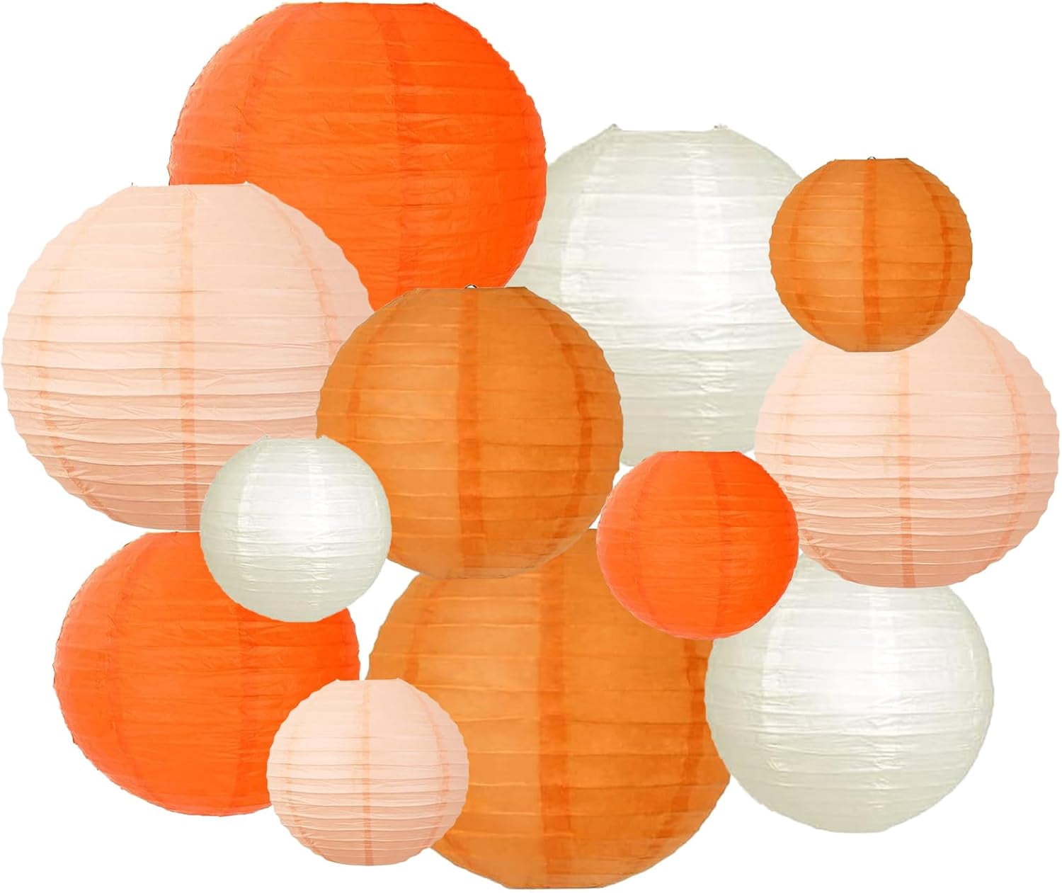 dvbiyno ZOOYOO Rainbow Paper Lanterns Fiesta Mexican Party Round ...